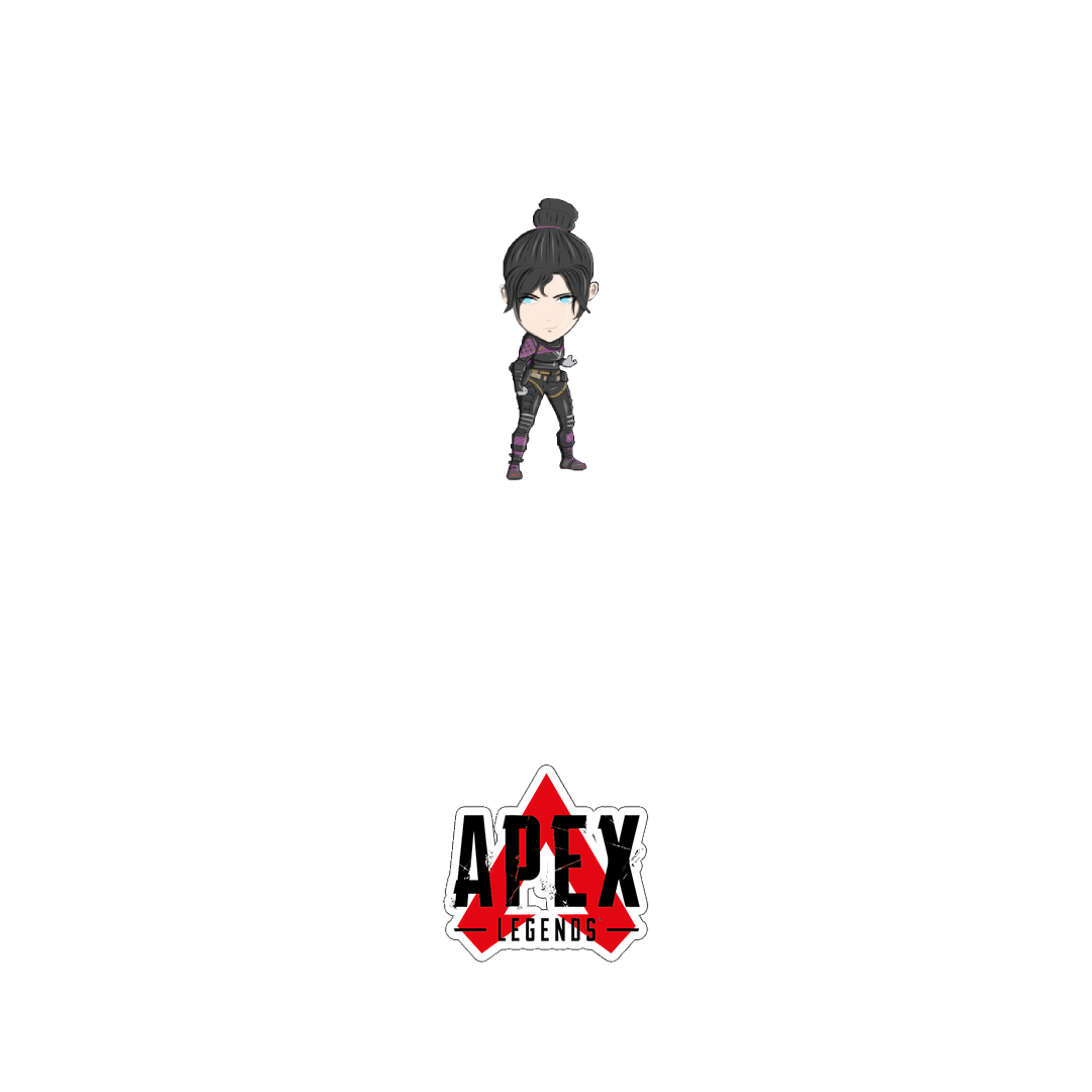 Apex Legends Wraith Backpack SuperPack - Wraith Fighting Stance Chibi ...