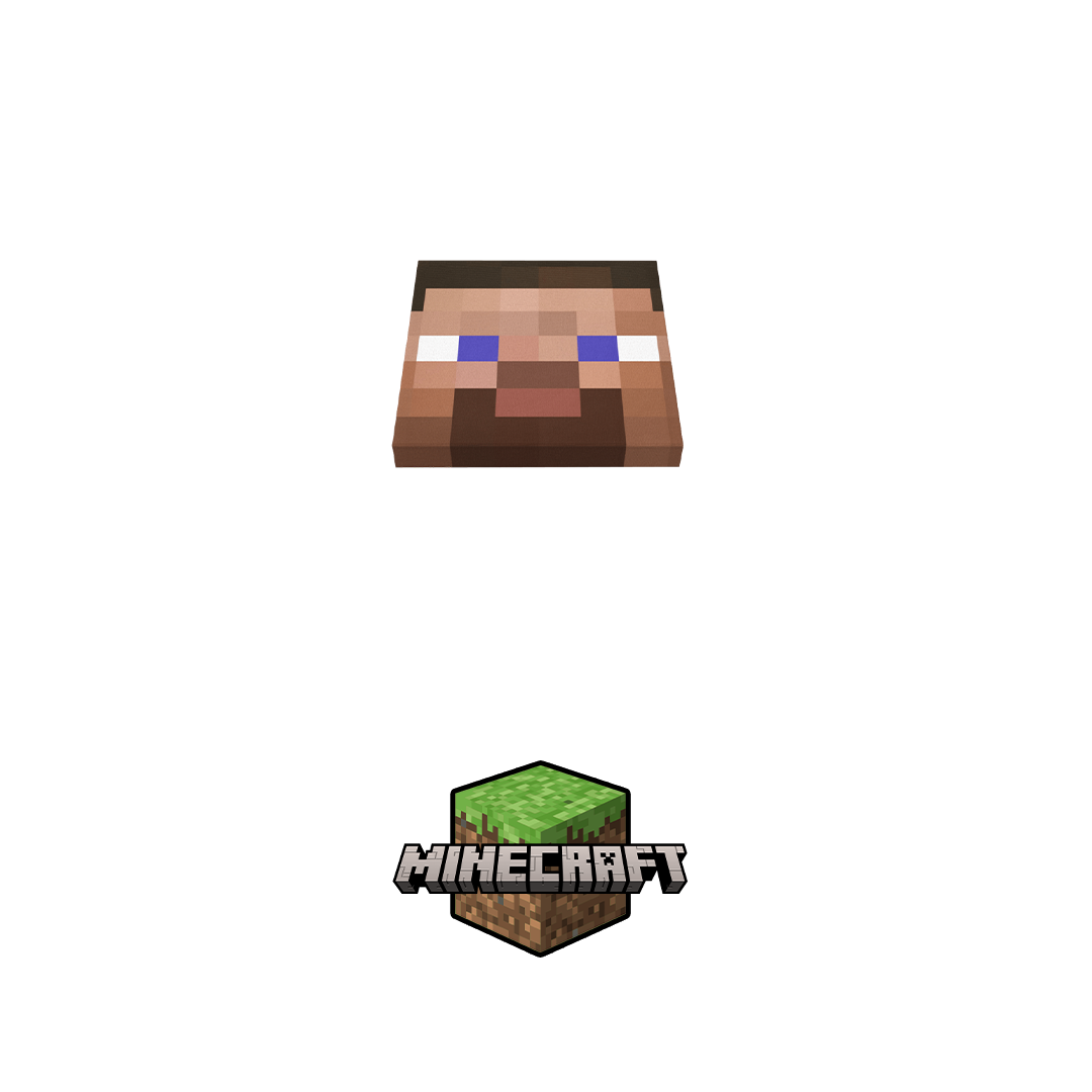 Minecraft Steve Backpack SuperPack - Steve Face Pin Chibi Art Series ...