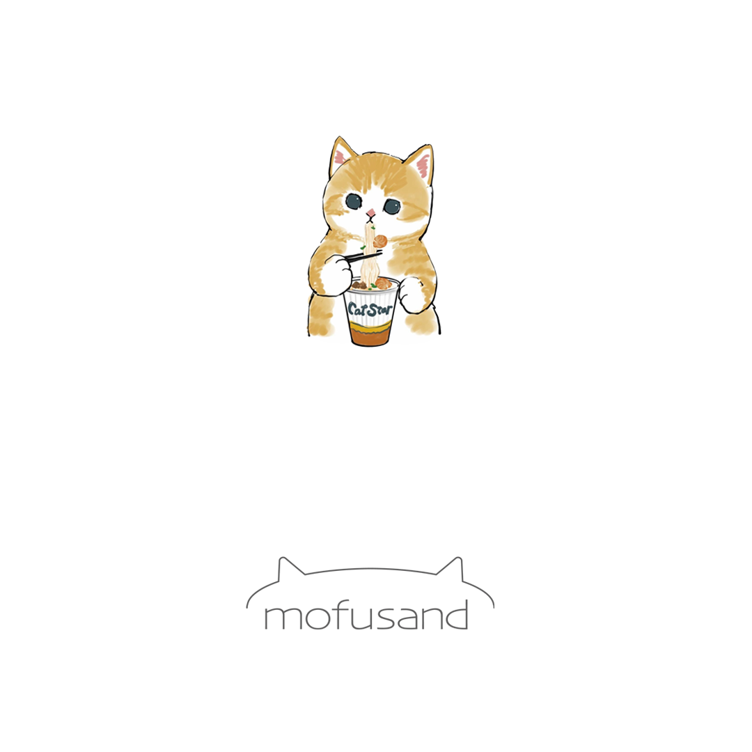 Mofusand Backpack SuperPack - Mofusand Eating Cup Noodles | Shirt Chic