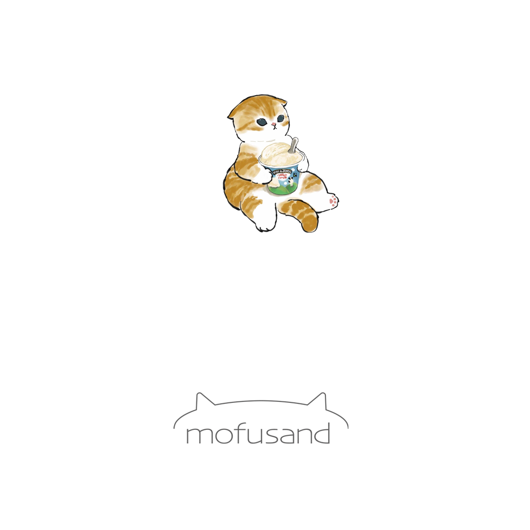 Mofusand Backpack SuperPack - Mofusand Eating Ice Cream | Shirt Chic