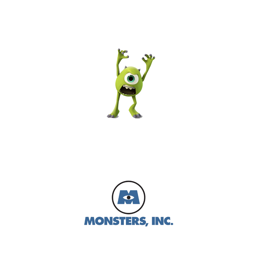Monster INC Mike Wazowski Backpack SuperPack - Mike Wazowski Frightened ...