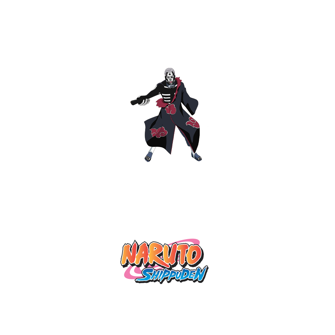 Naruto Shippuden Hidan Backpack SuperPack - Hidan Skeleton Form | Shirt ...