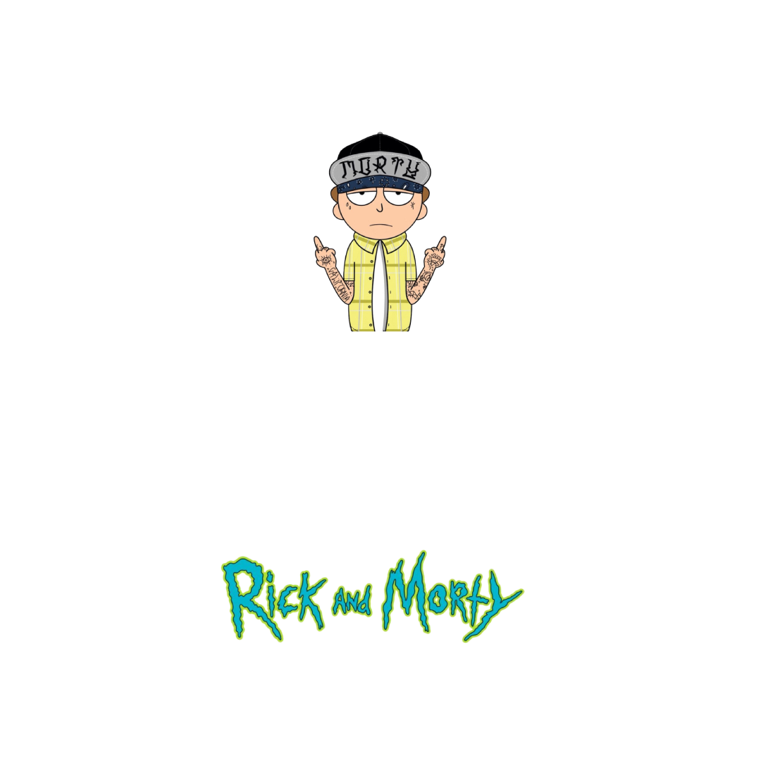 Rick And Morty Backpack SuperPack - Morty Rapper Showing Finger | Shirt ...