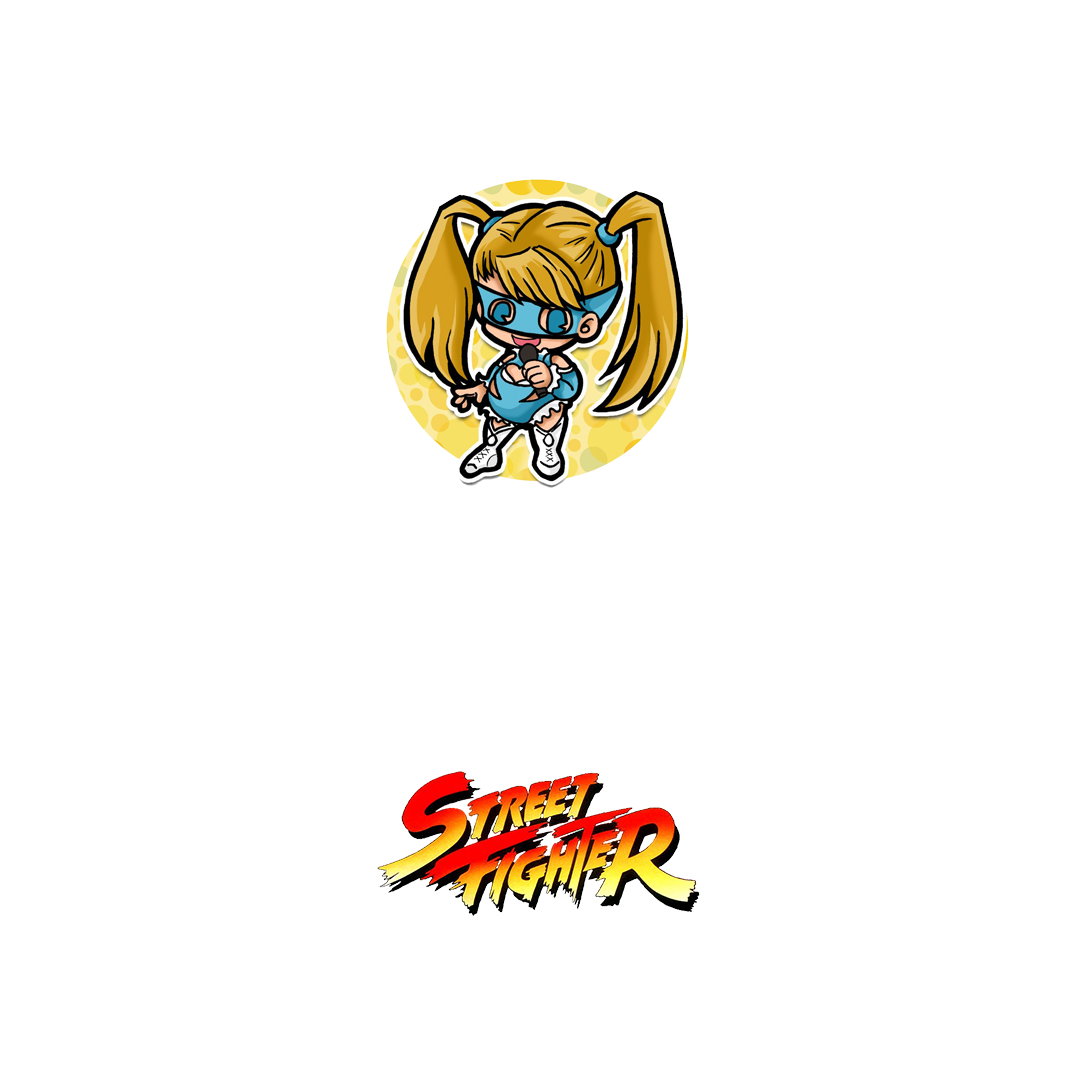 Street Fighter Mika Backpack SuperPack - Rainbow Mika Sticker Art ...