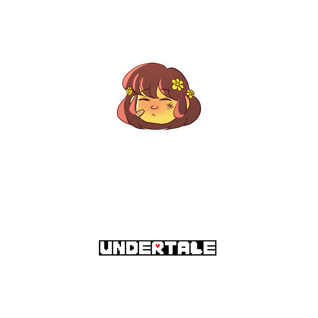 Undertale Frisk Backpack SuperPack - Frisk Eyes Closed Avatar Sticker ...