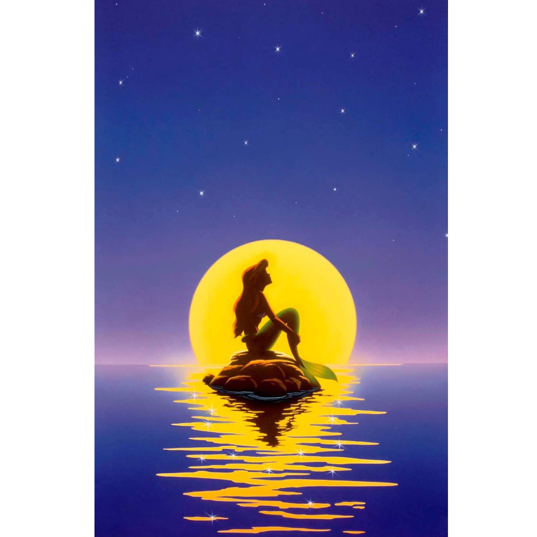 The Little Mermaid Ariel Backpack StudentPack - Ariel Silhouette ...