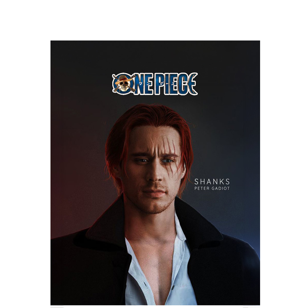 One Piece Netflix Shanks Backpack StudentPack - Shanks Portrait On ...