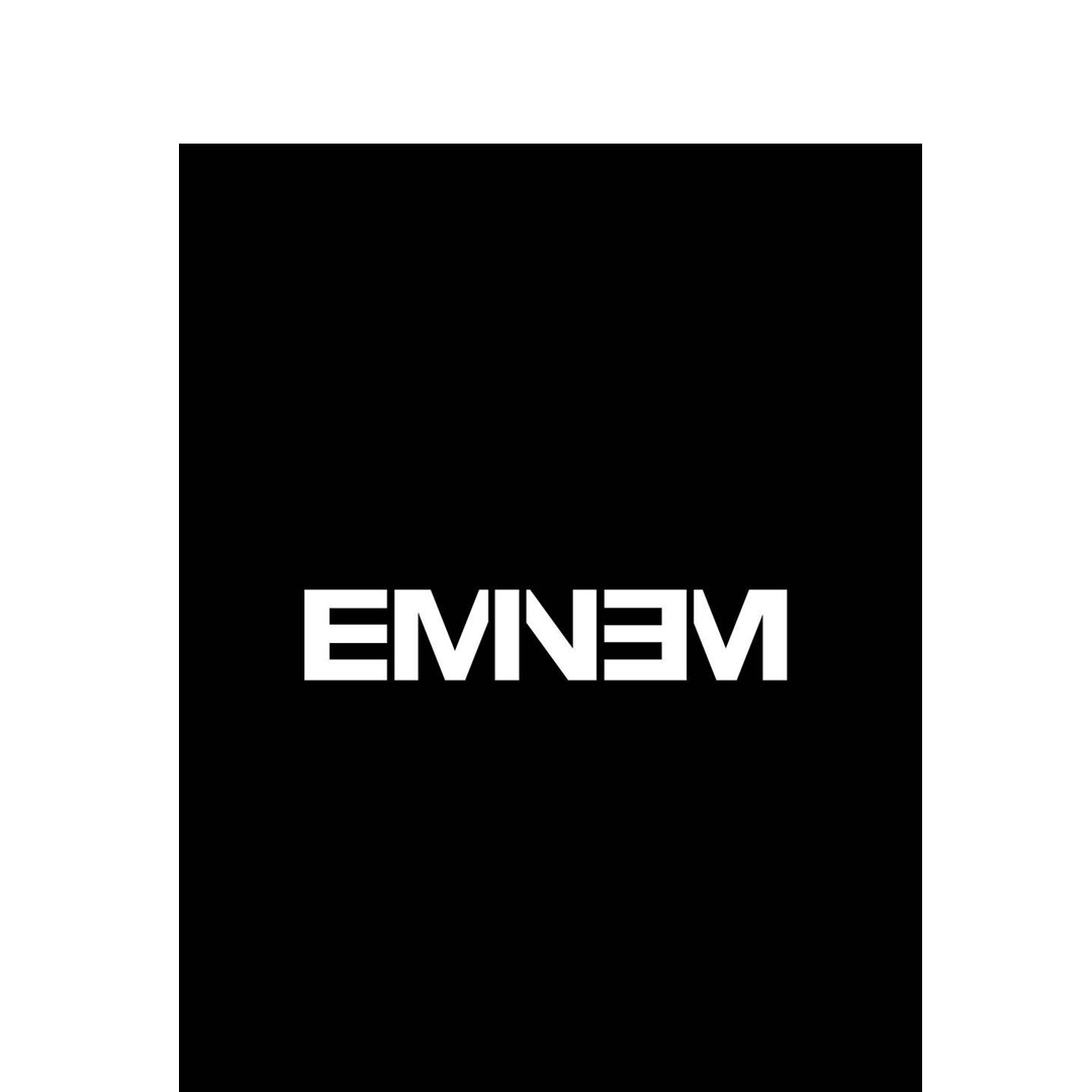 Eminem Backpack StudentPack - Eminem Logo On Black Background | Shirt Chic