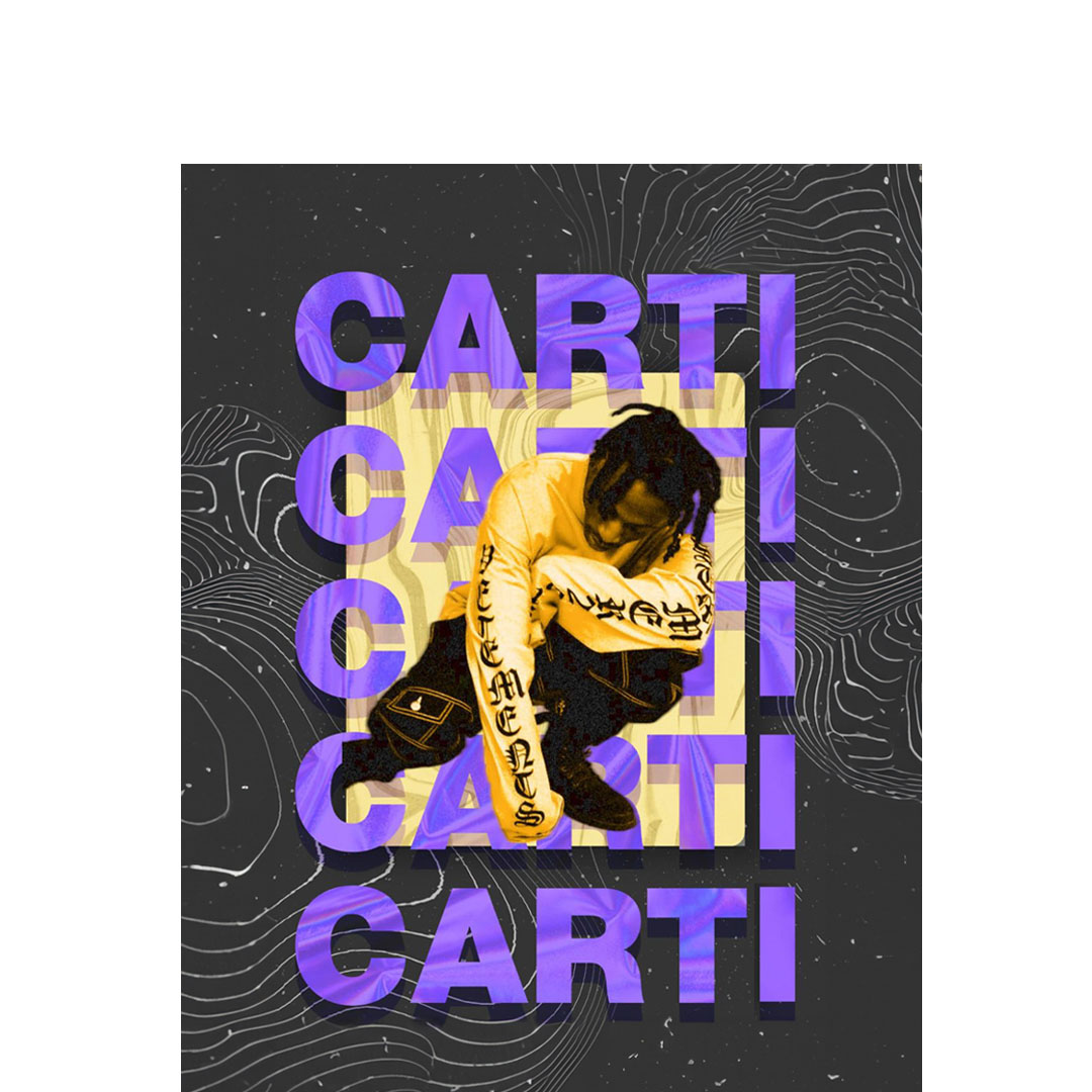 Playboi Carti Backpack StudentPack - Playboi Carti Sitting On Purple ...