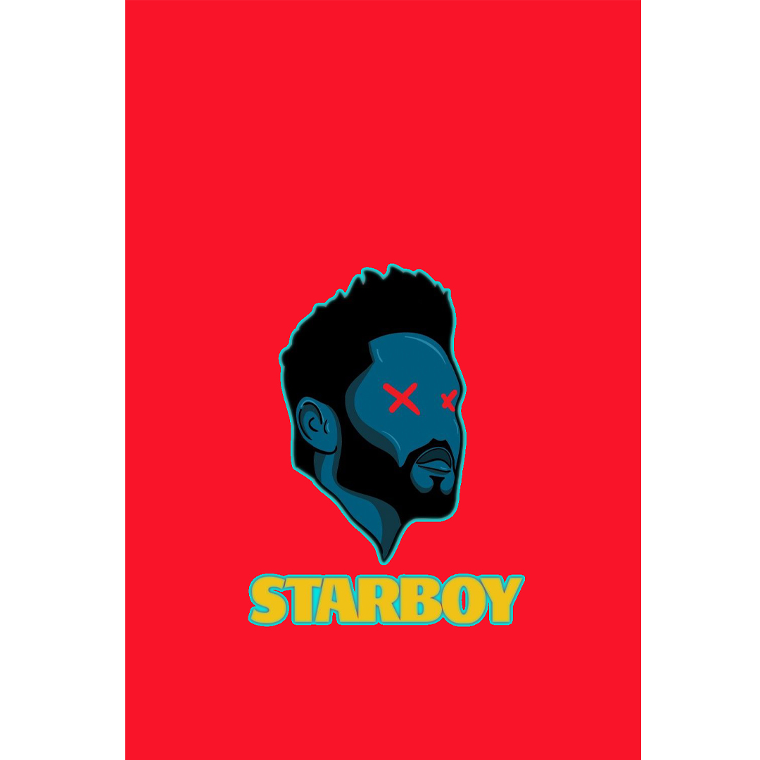 The Weeknd Backpack StudentPack - The Weeknd Starboy Cross Eyes Pop Art ...
