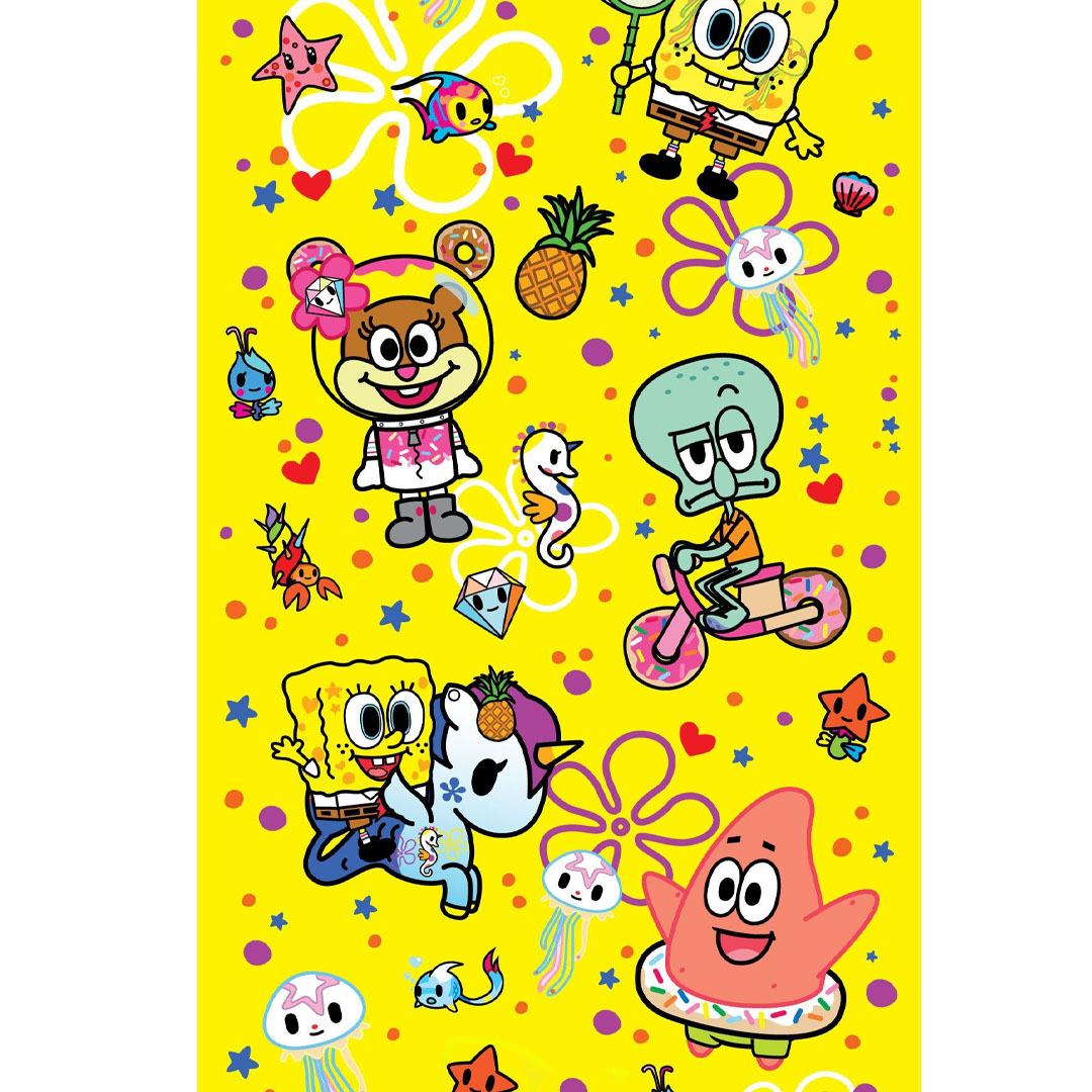 SpongeBob Backpack StudentPack - SpongeBob Pattern Art On Yellow ...