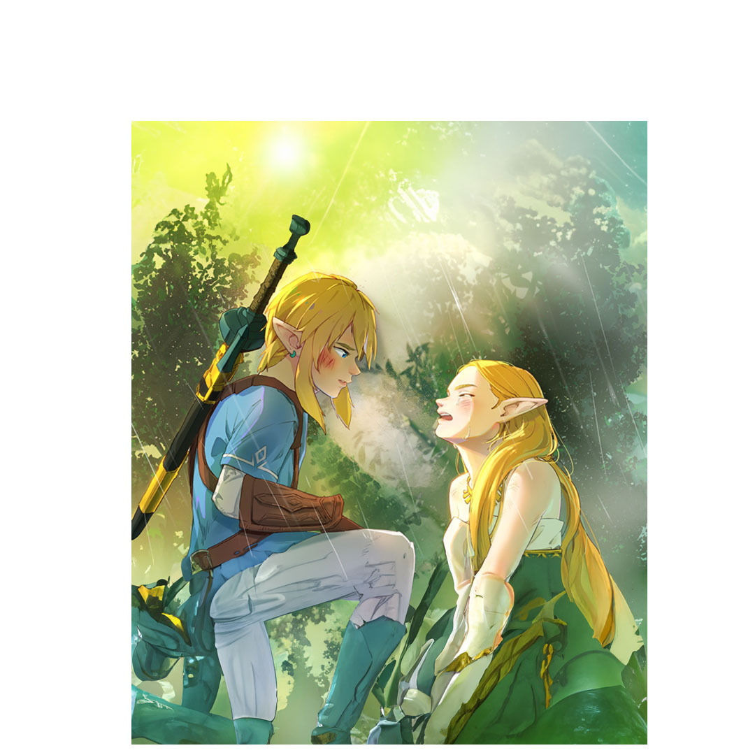 The Legend Of Zelda Backpack StudentPack - Princess Zelda And Link ...