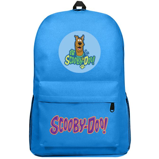 Scooby Doo Backpack SuperPack - Scooby Doo Paw Print Character Badge ...