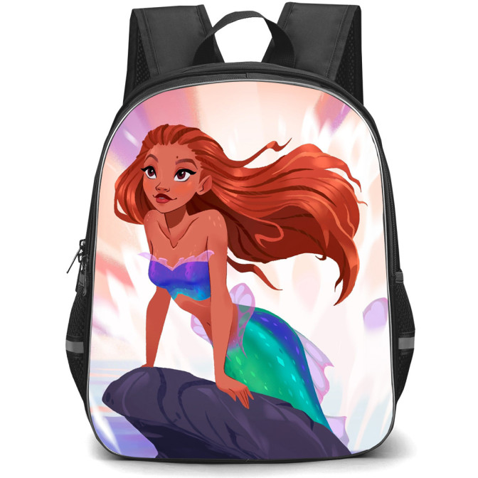 The Little Mermaid 2023 Ariel Backpack StudentPack - Ariel Sitting On ...