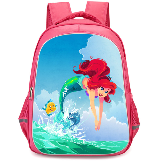 The Little Mermaid Ariel Backpack StudentPack - Ariel Diving With ...