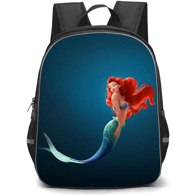 The Little Mermaid Ariel Backpack StudentPack - Ariel Side View Under ...