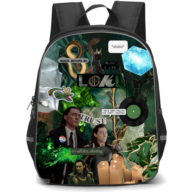 Marvel Loki Backpack StudentPack - Loki Series Collage | Shirt Chic
