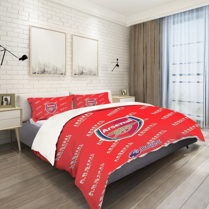 Arsenal Football Club Comforter Sham Set Bed Set Sheet Cover - Arsenal ...