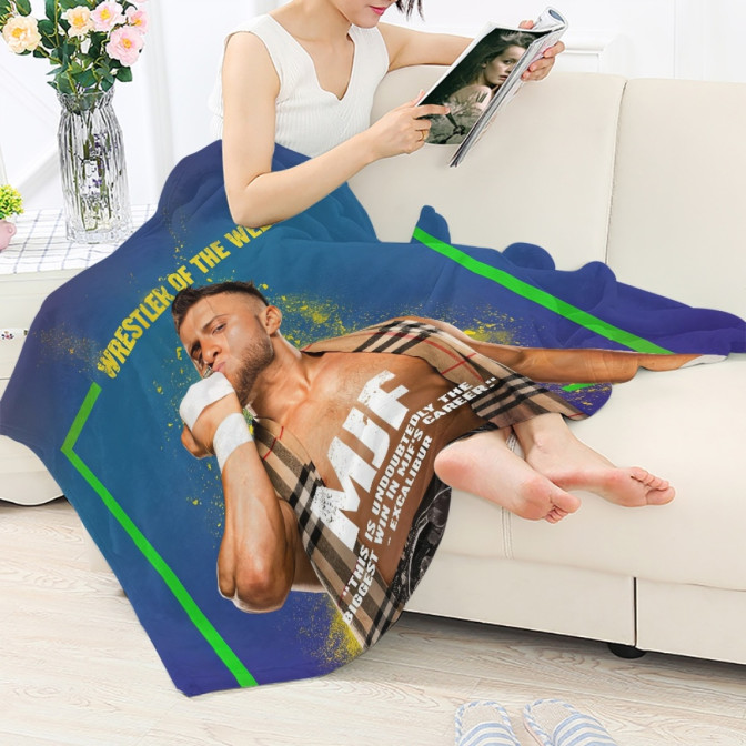 AEW MJF Blanket Throw - MJF Wrestler Of The Week Poster | Shirt Chic