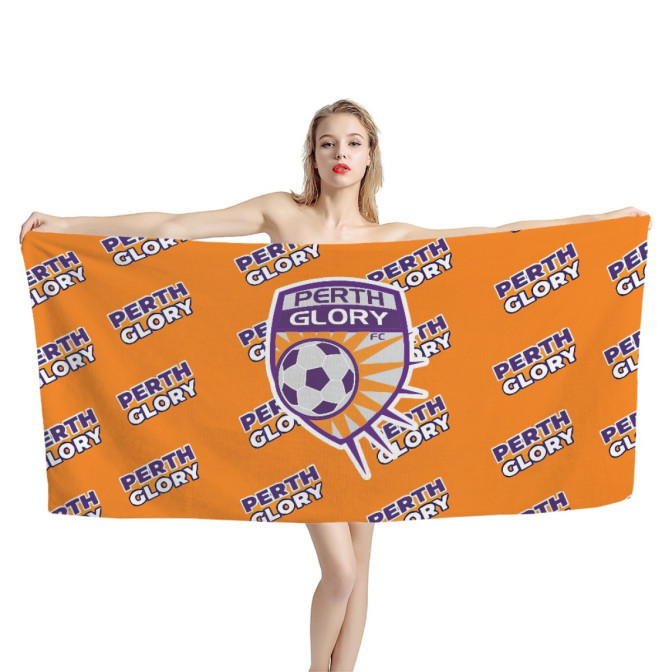 Perth Glory FC Bath Beach Towel - Perth Football Club Medley Monogram ...