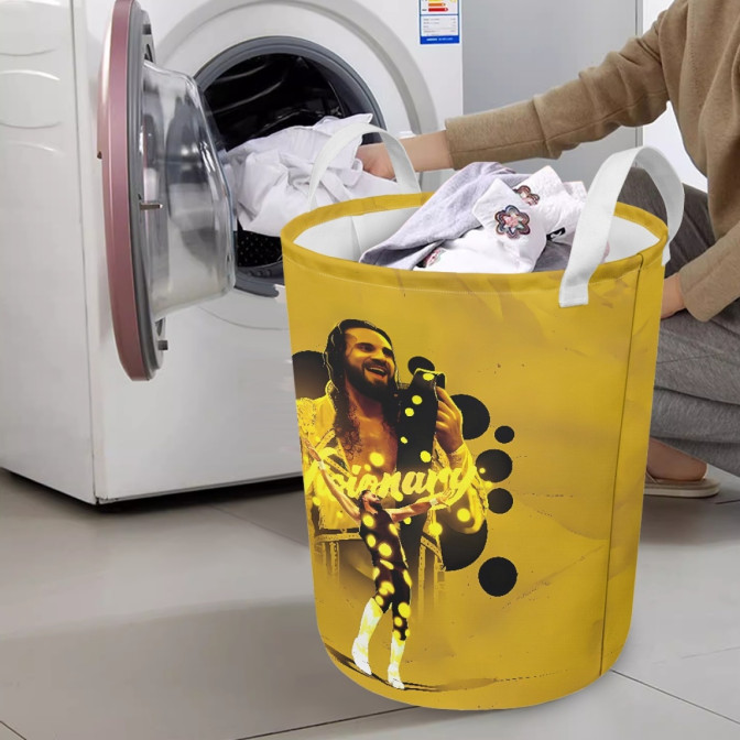 WWE Seth Rollins Clothes Hamper Laundry Basket - Seth Rollins Portrait ...