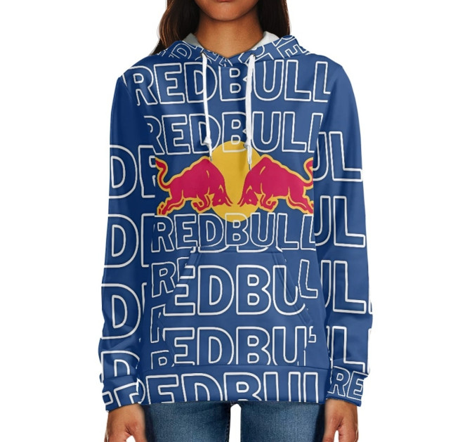 F1 Formula One Red Bull Hoodie Pullover - Red Bull Logo On Word Art ...