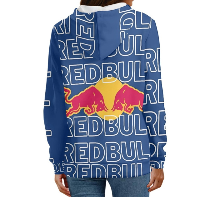 F1 Formula One Red Bull Hoodie Pullover - Red Bull Logo On Word Art ...