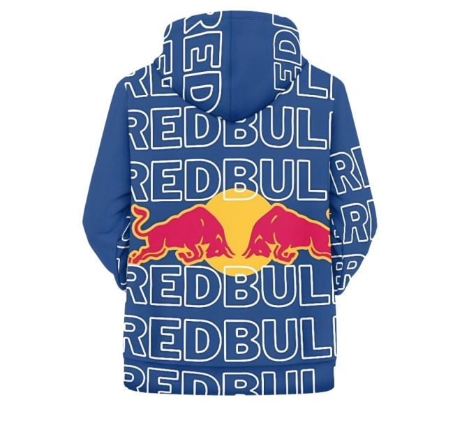 F1 Formula One Red Bull Hoodie Pullover - Red Bull Logo On Word Art ...