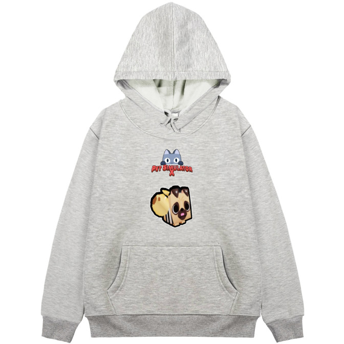 Roblox Pet Simulator X Robber Pug Hoodie Hooded Sweatshirt Sweater ...