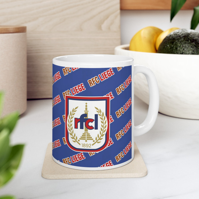 RFC Liege Mug Cup - Liege Football Club Medley Monogram Wordmark ...
