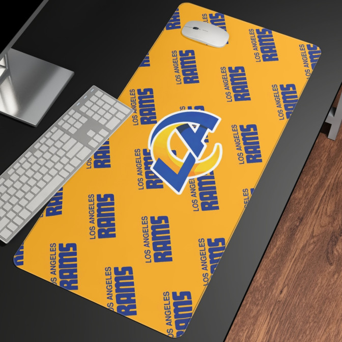 NFL Los Angeles Rams Large Mouse Pad Computer Keyboard Mat Desk Pad ...