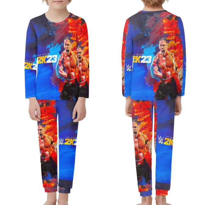 WWE John Cena Pajamas Pyjamas - John Cena WWE 2K23 Game Official Poster ...