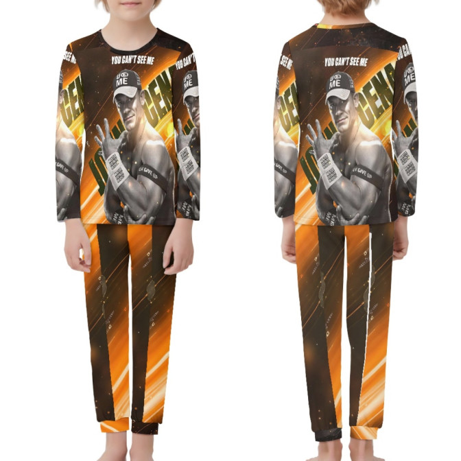 WWE John Cena Pajamas Pyjamas - John Cena You Can't See Me Poster ...