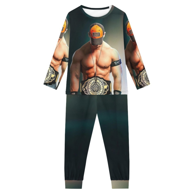 WWE John Cena Pajamas Pyjamas - John Cena Championship Belt Portrait ...