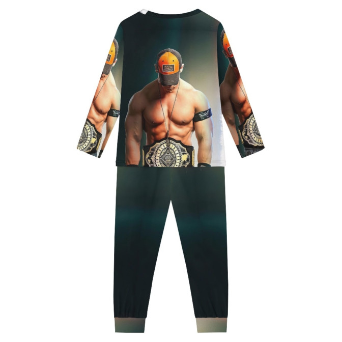 WWE John Cena Pajamas Pyjamas - John Cena Championship Belt Portrait ...
