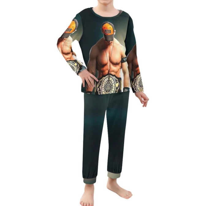 WWE John Cena Pajamas Pyjamas - John Cena Championship Belt Portrait ...