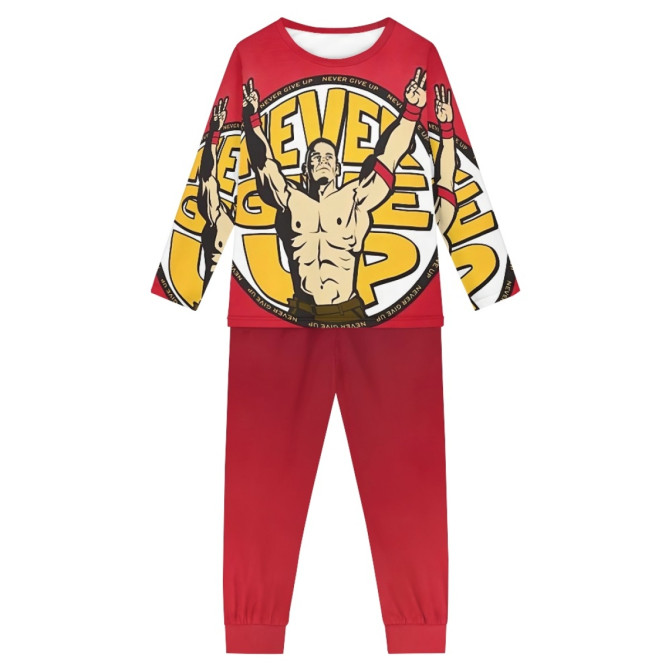 WWE John Cena Pajamas Pyjamas - John Cena Never Give Up | Shirt Chic