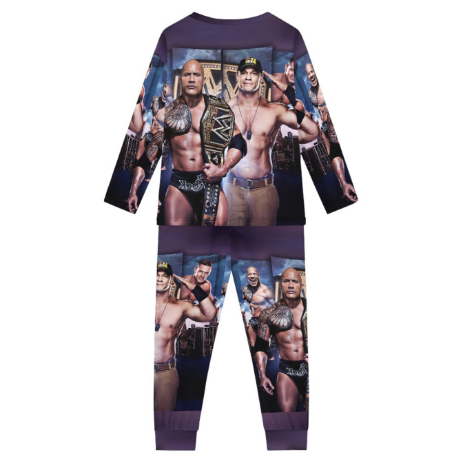 WWE Pajamas Pyjamas - WWE The Rock And John Cena Portrait Poster ...