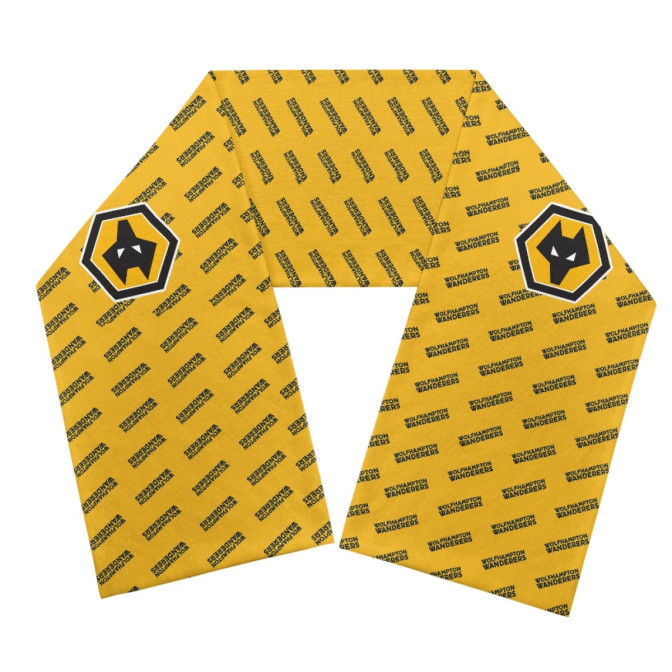 Wolverhampton Wanderers Football Club Scarf Knitted - Wolverhampton ...