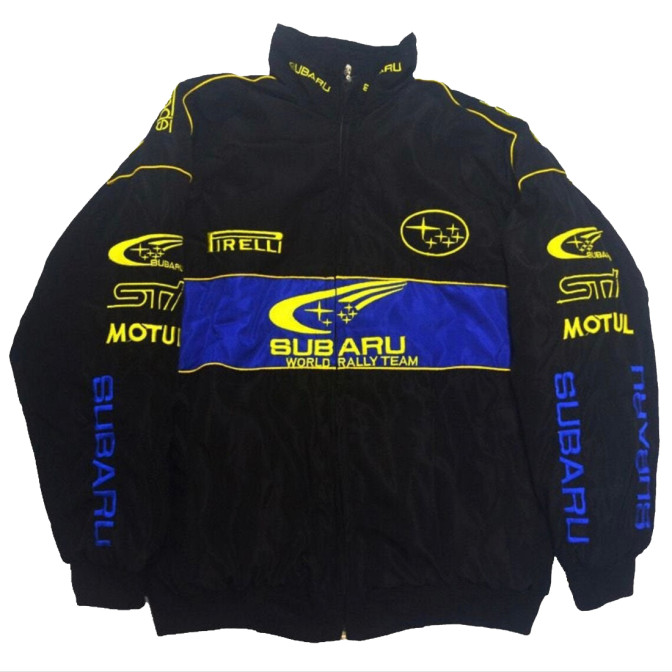 Formula 1 Subaru World Rally Team Jacket - Retro Embroidery Jacket ...
