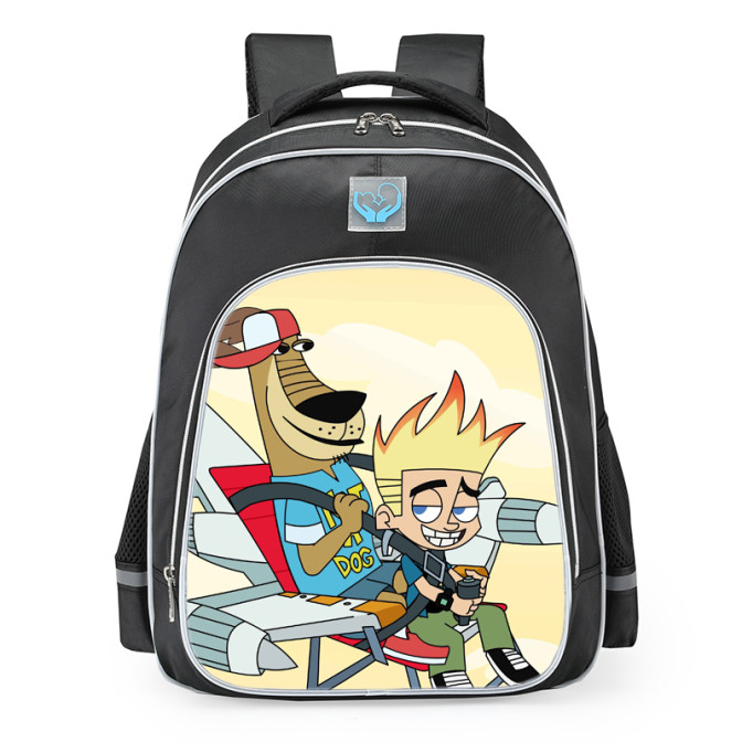 Johnny Test Johnny And Dukey School Backpack | Shirt Chic