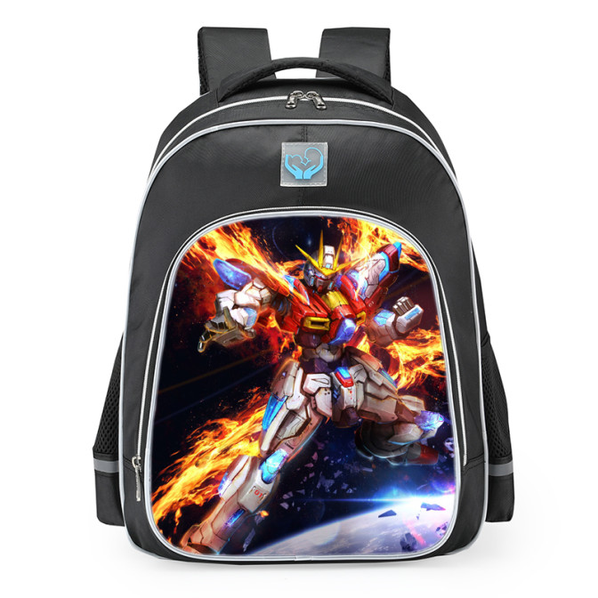 Mobile Suit Gundam Burning Gundam School Backpack | Shirt Chic
