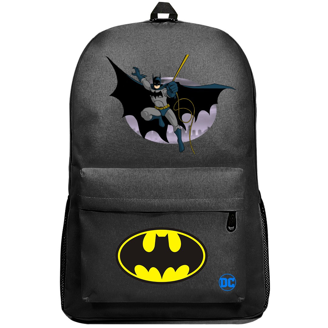 Batman Backpack SuperPack - Batman Swinging Cartoon Art | Shirt Chic