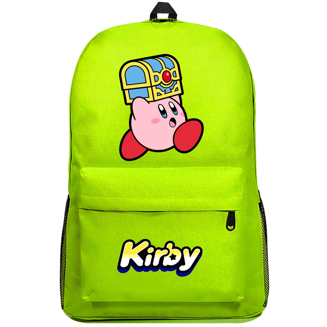 Kirby Backpack SuperPack - Kirby Holding Treasure Chest | Shirt Chic
