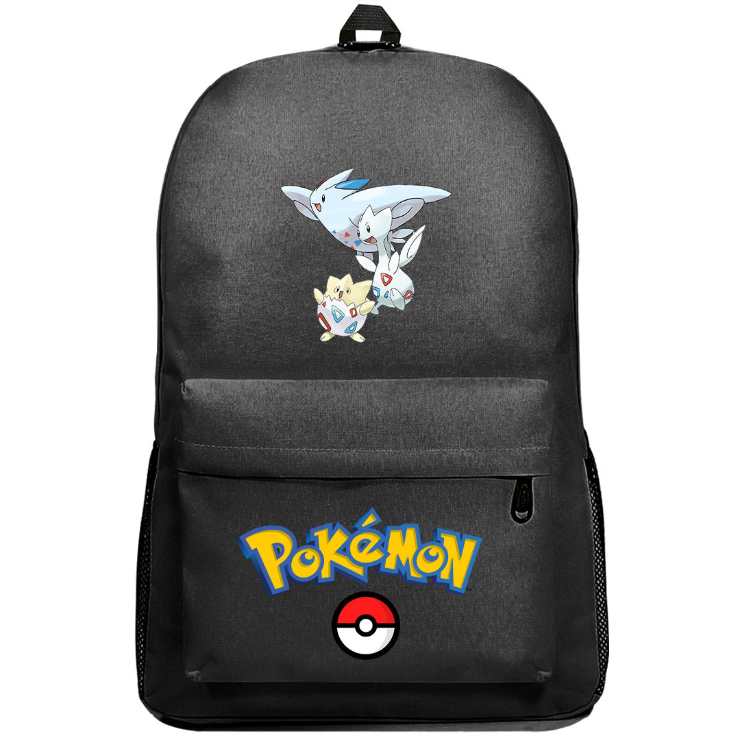 Pokemon Backpack SuperPack - Togepi Togetic Togekiss Evolution Cartoon ...