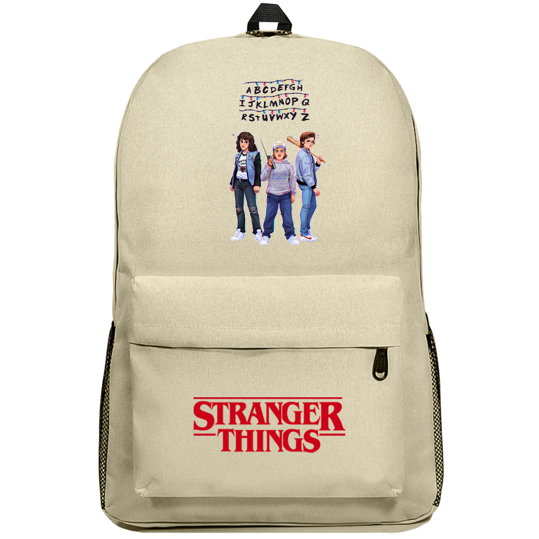 Stranger Things Backpack SuperPack - Eddie Dustin Steve With Alphabet ...