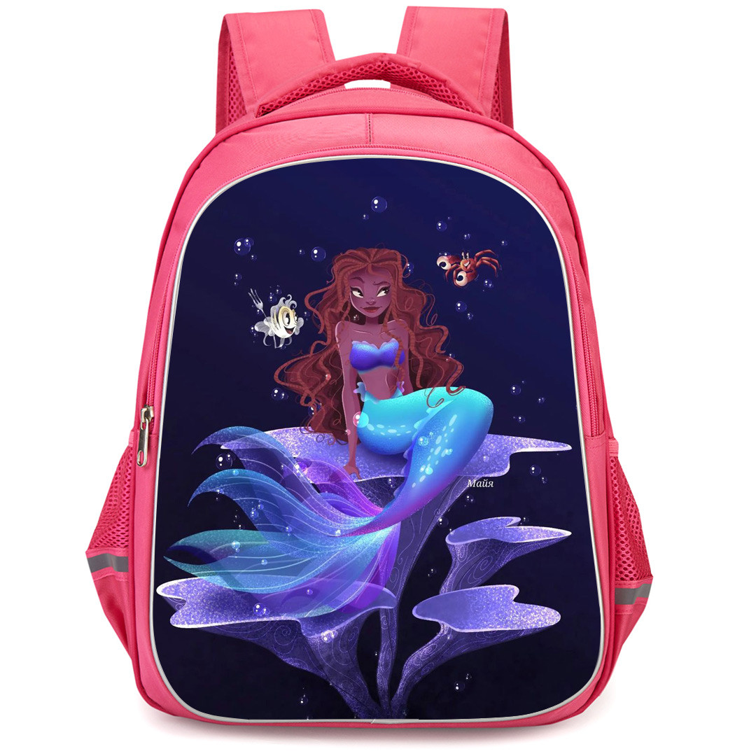 The Little Mermaid 2023 Ariel Backpack StudentPack - Ariel Glowing In ...