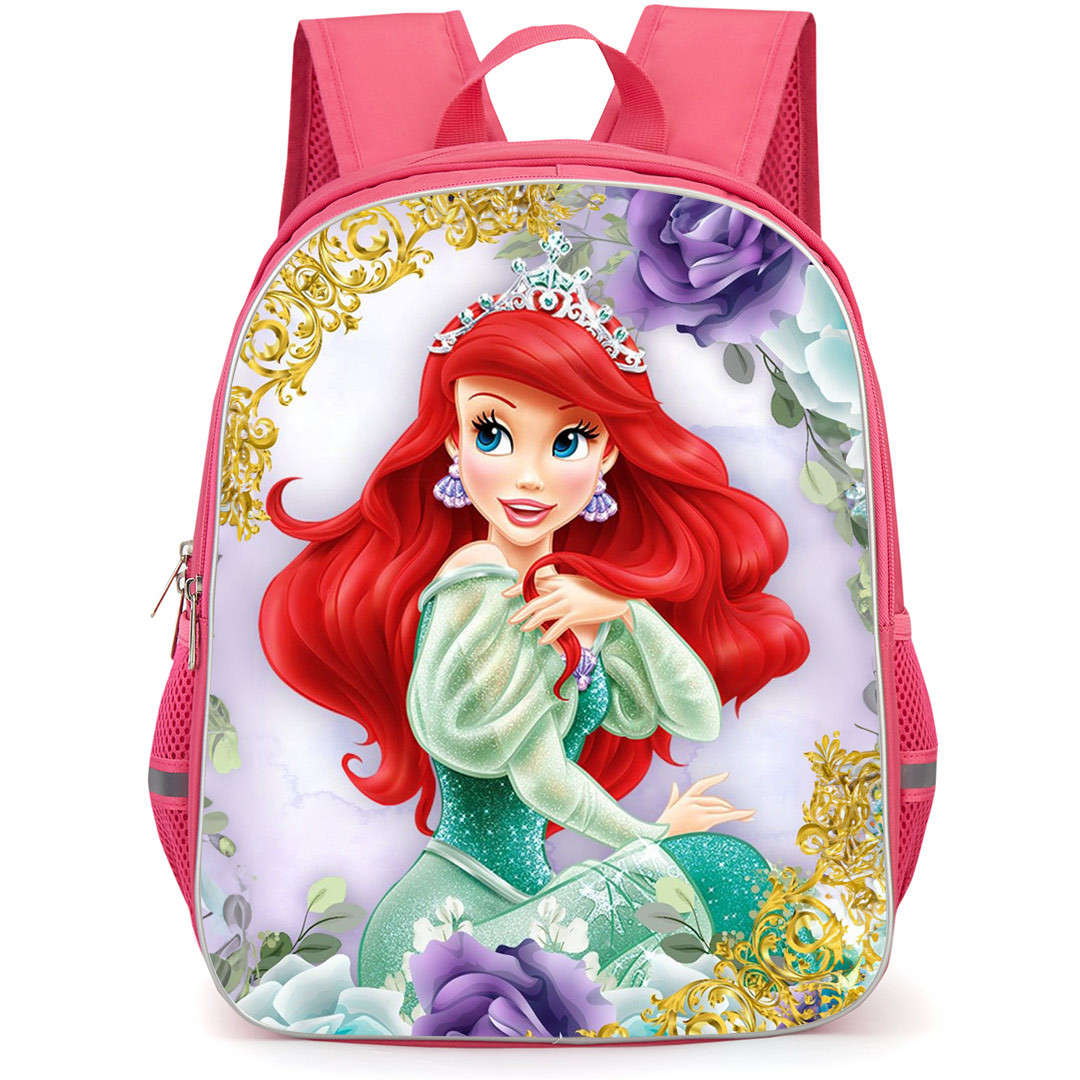 The Little Mermaid Ariel Backpack StudentPack - Ariel Portrait Elegant ...