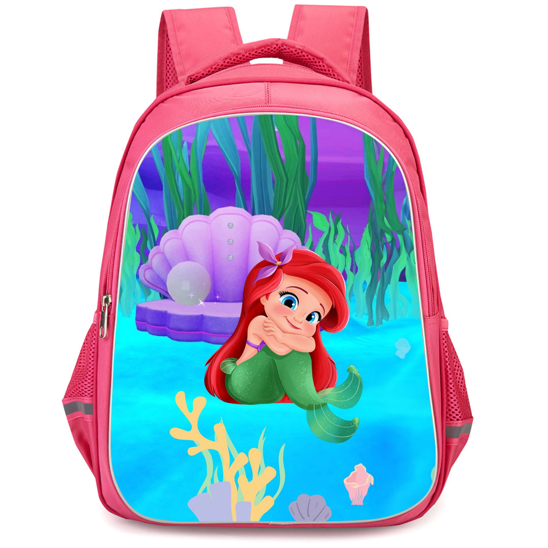 The Little Mermaid Ariel Backpack StudentPack - Baby Ariel Smiling ...