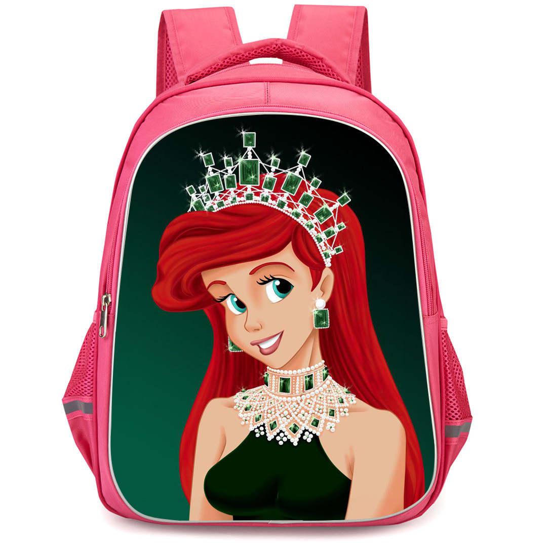 The Little Mermaid Ariel Backpack StudentPack - Ariel Smiling With ...